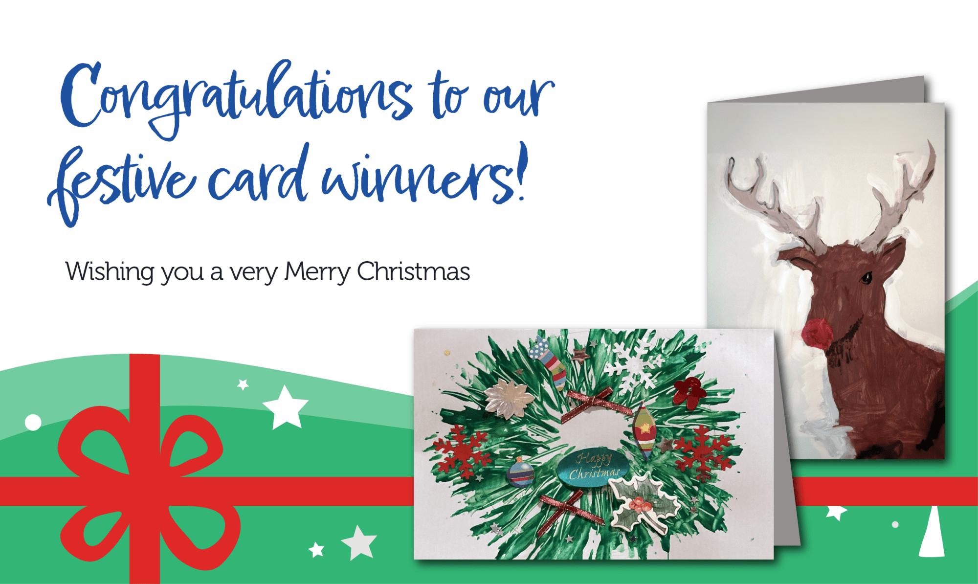 Our 2023 Festive card competition winners - Achieve together